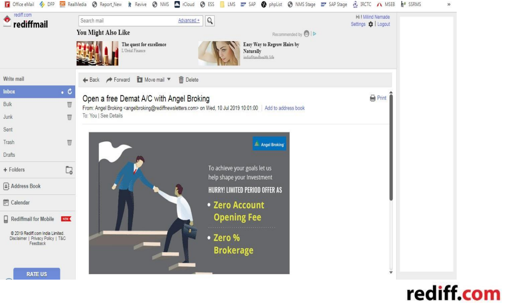 Rediff Logo Rediff.com Advertising Cost | Rediff.com Ads | Advertise